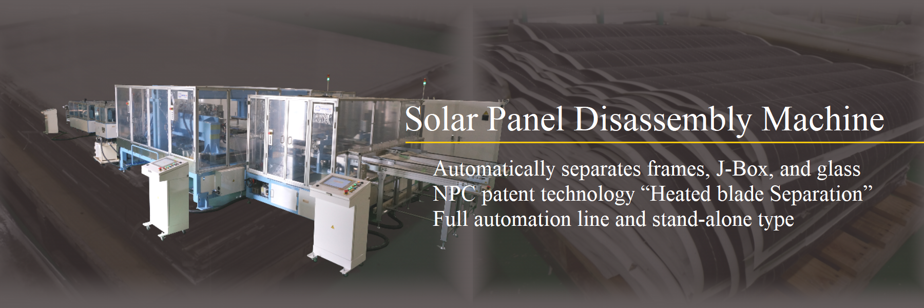 NPC incorporated | Global leader of solar module manufacturing equipment
